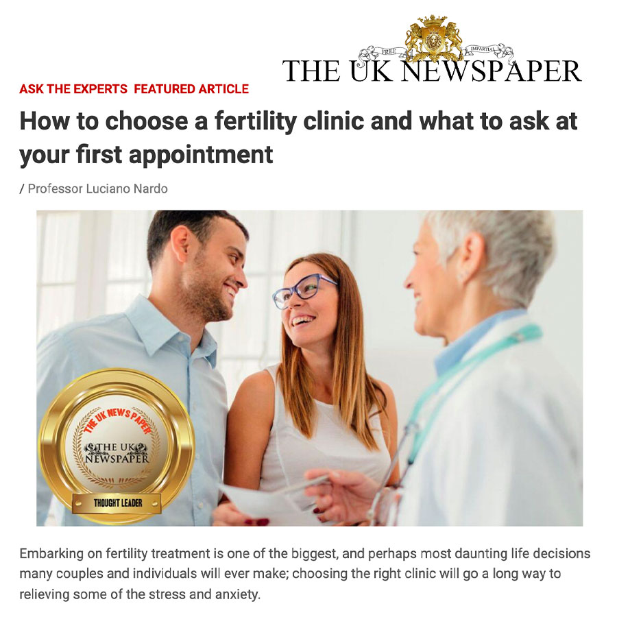 The UK Newspaper - How to choose a fertility clinic and what to ask at ...